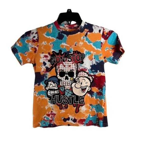 Phat Farm | Shirts & Tops | Phat Farm Tshirt Boys 22 Popeye Skull ...